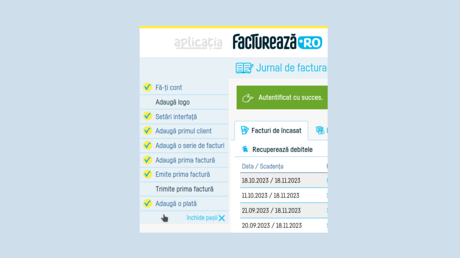 Facturarea online te ajută să fii mai organizat