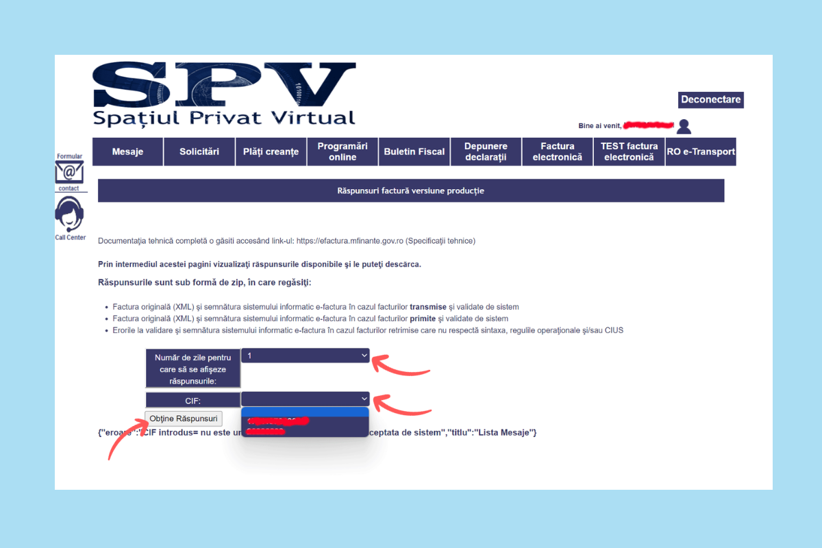 Cum găsești e-Facturile în SPV ANAF? ⋆ Facturare, e-Factura & Info ...